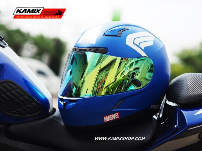 HJC Captain America รุ่น CL-17 MARVEL - SuperBike magzine
