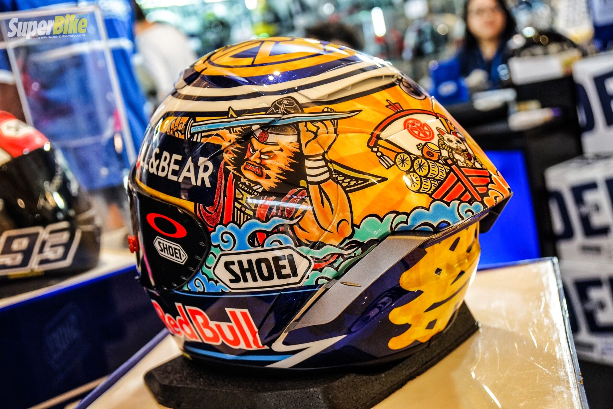 Shoei เปิดตัวหมวก Shoei X-14 Marquez Motegi 3 - SuperBikeMag