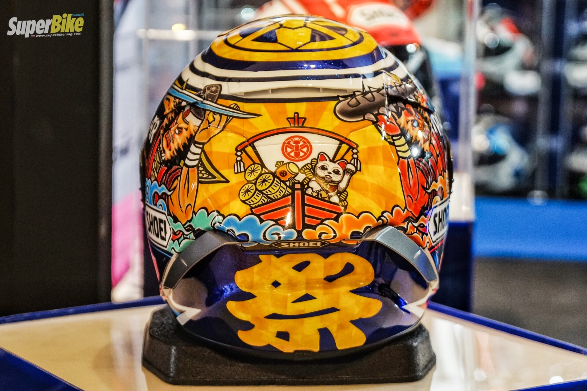 Shoei เปิดตัวหมวก Shoei X-14 Marquez Motegi 3 - SuperBikeMag