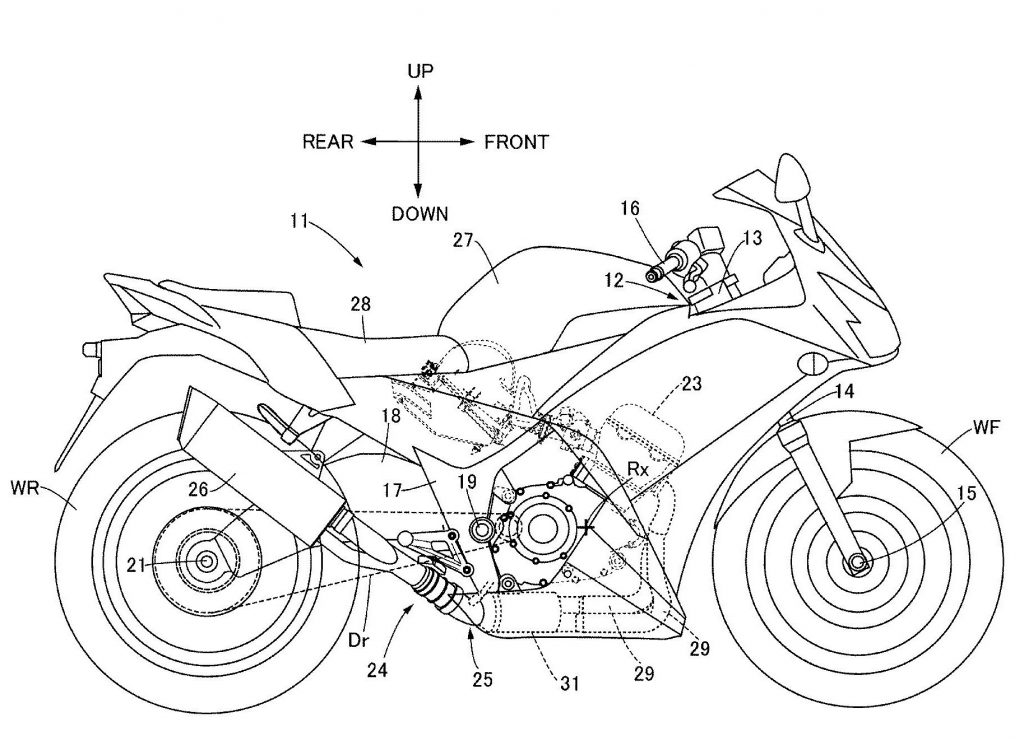 Honda CBR 300 R จะมาพร้อมกับเครื่องยนต์ 2 สูบเรียง