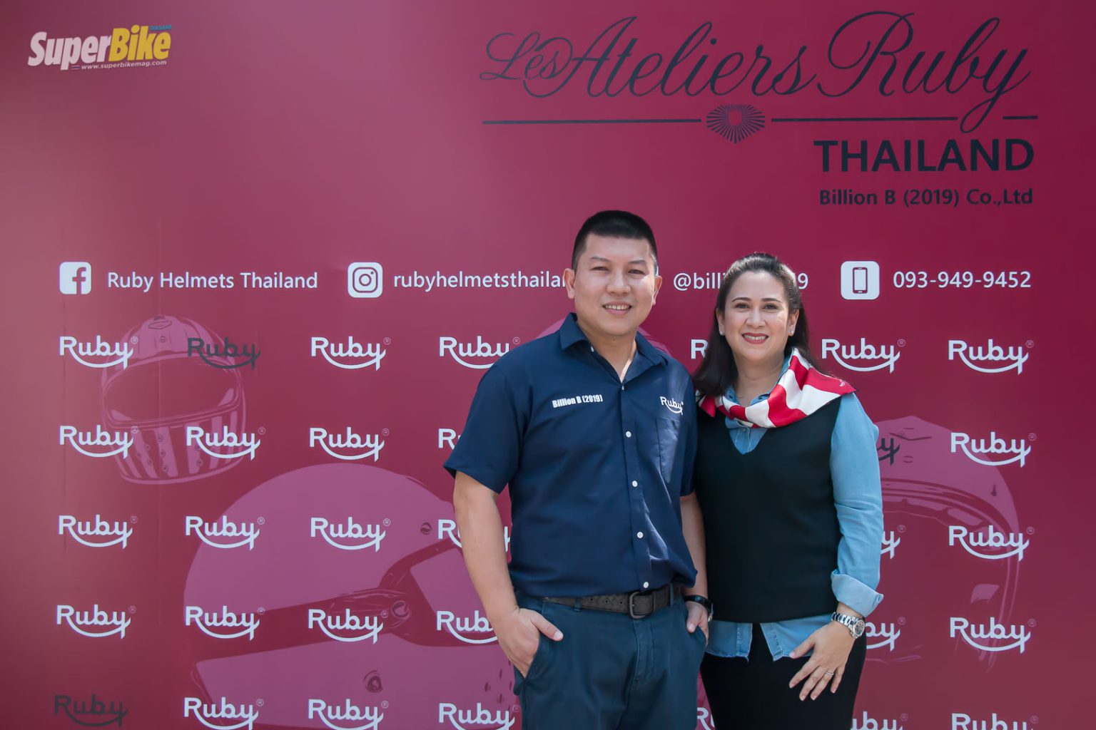 Ruby Helmet Thailand เปิดตัวอย่างเป็นทางการสุดยอดหมวกคลาสสิก