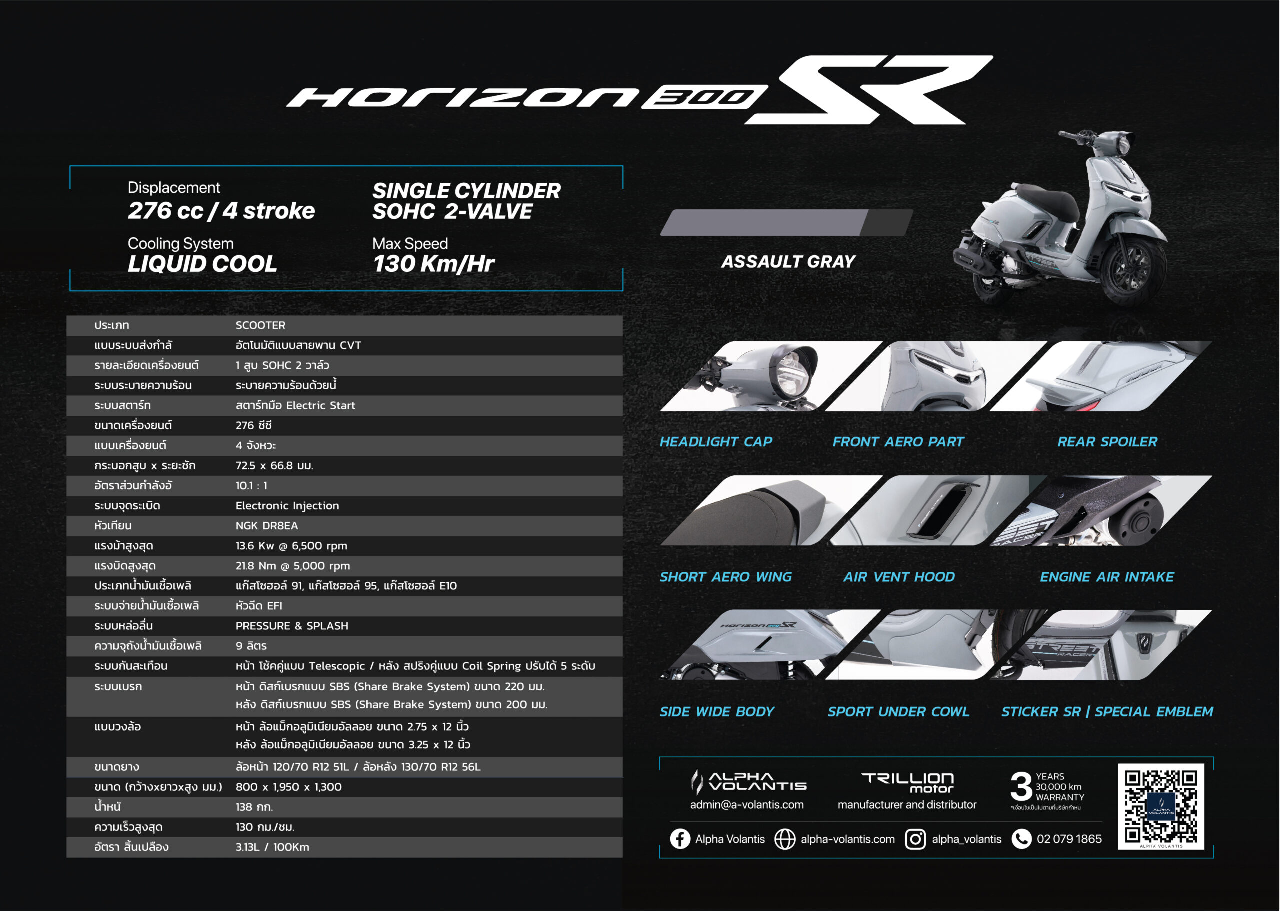 Alpha 300 SR catalog_หลัง - SuperBikeMag.Com | ข่าวมอเตอร์ไซค์ รีวิว ...