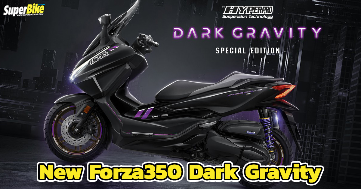 New Forza350 Dark Gravity Special Edition 2023