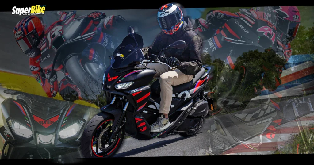 รีวิว Aprilia SR GT 200 Replica หล่อเข้ม พร้อมซิ่ง สไตล์สปอร์ต ...