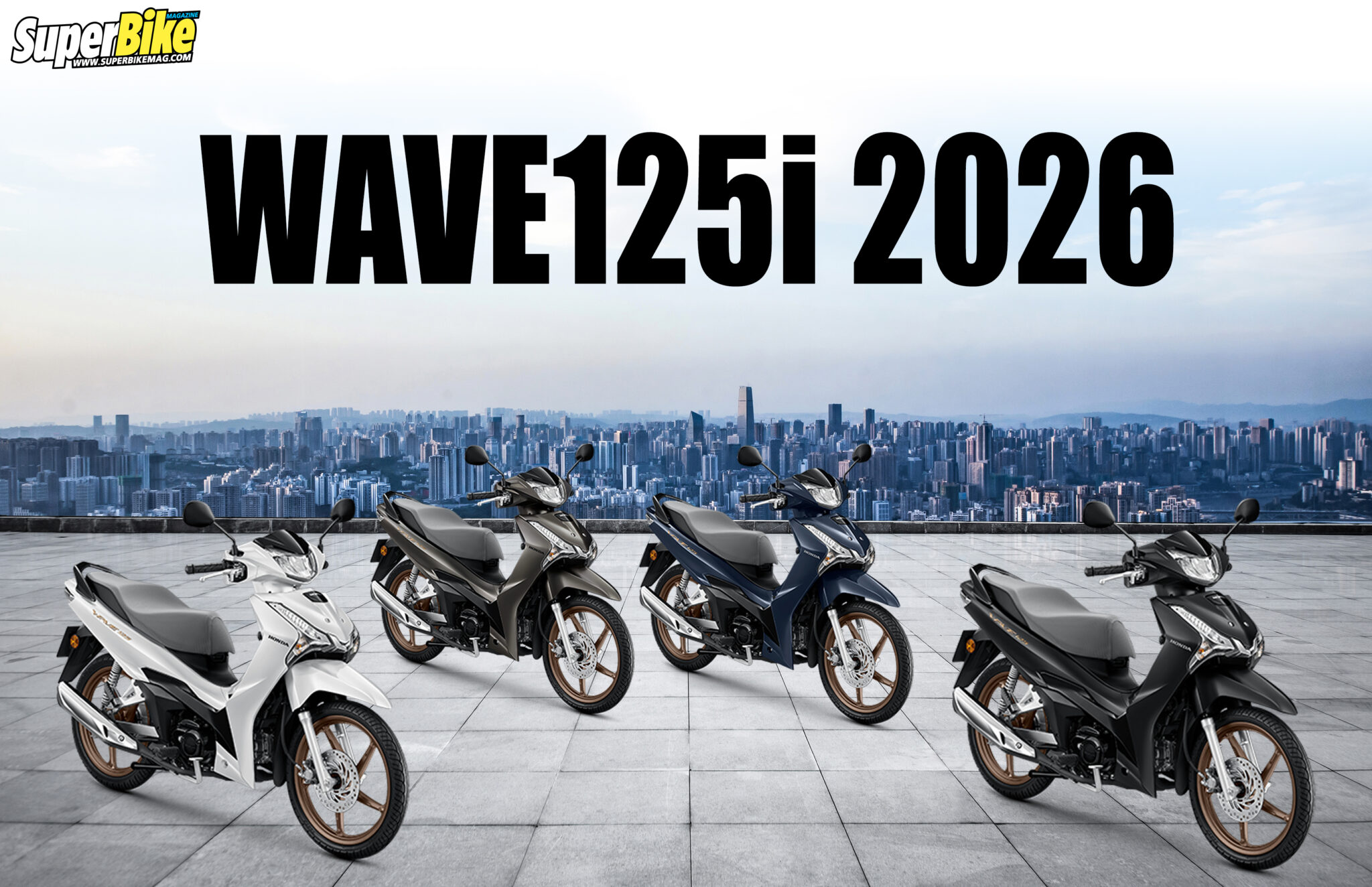Honda Wave 125i 2026 ตัวใหม่ล่าสุด สเปคครบ ราคาเริ่ม 57,200 บาท
